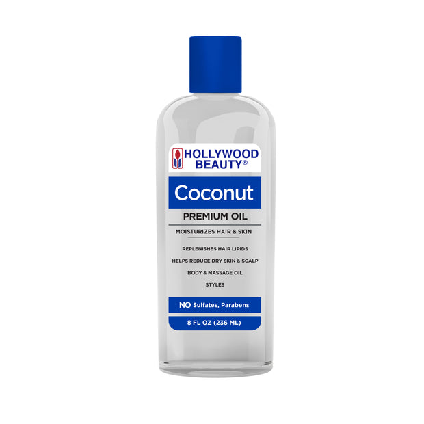 Premium Coconut Oil for Hair, Scalp, Skin, and Nails - 8 fl oz
